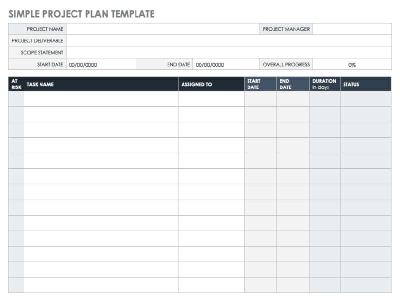 Project Template Pdf