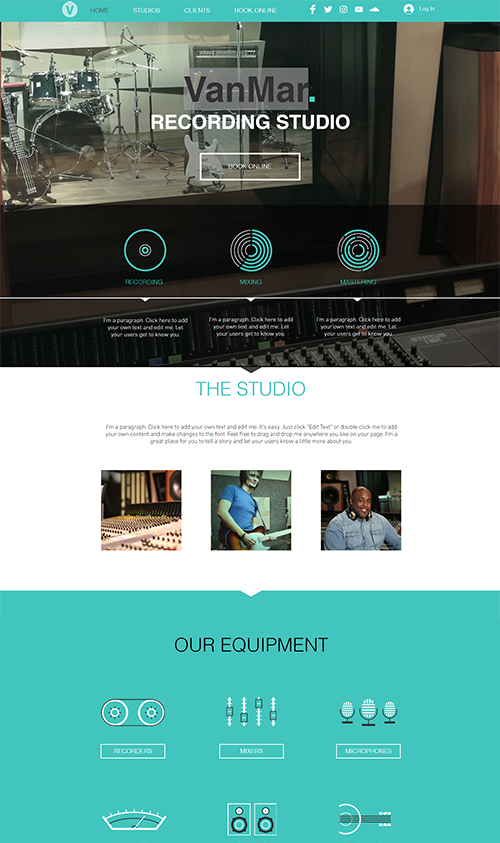 Record Label Website Templates