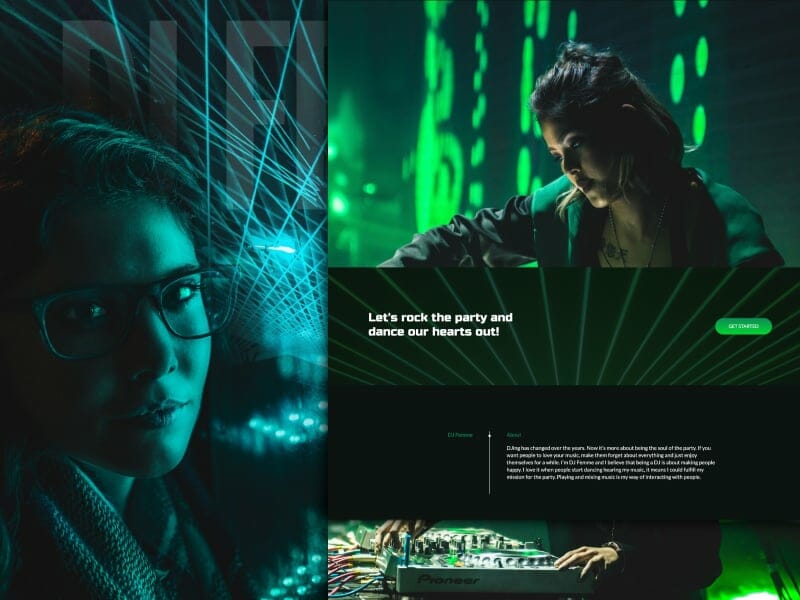 Dancer Websites 15 Beautiful Lively Examples